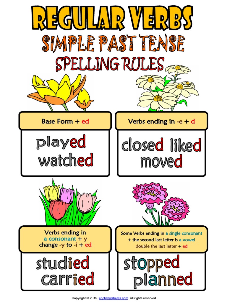 Movers - Regular Verbs | PDF