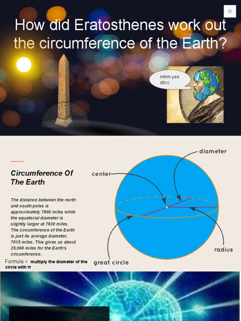 Circumference of The Earth | PDF | Metrology | Astronomy