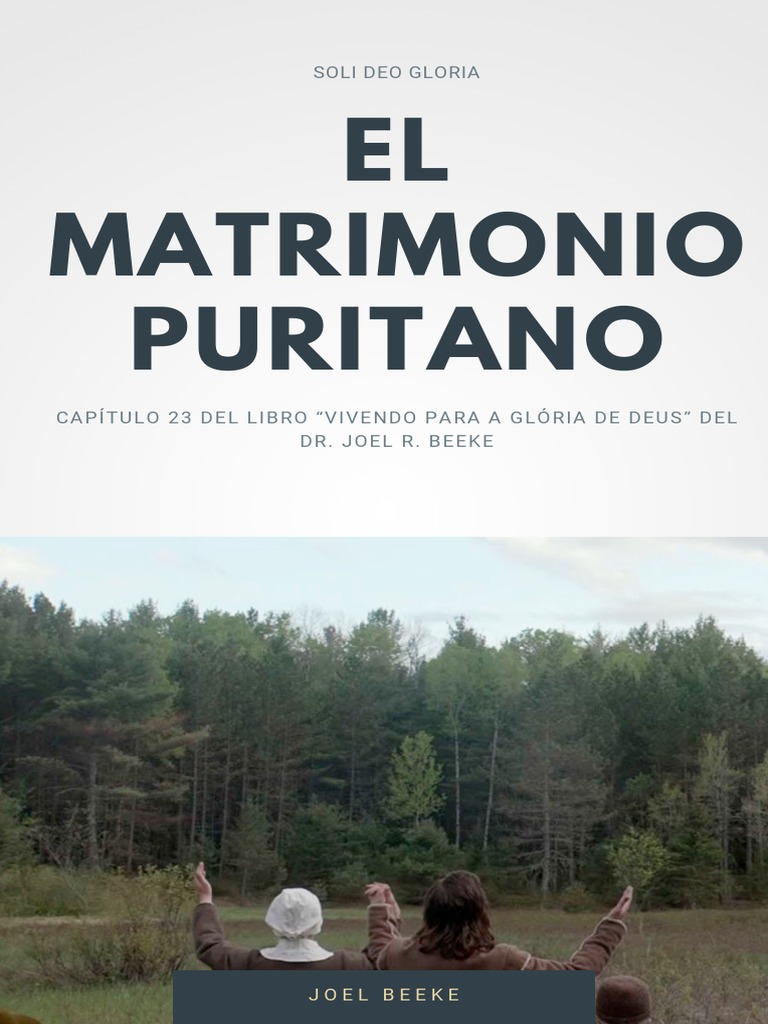 El Matrimonio Puritano - Joel Beeke | PDF | Amor | Esposa