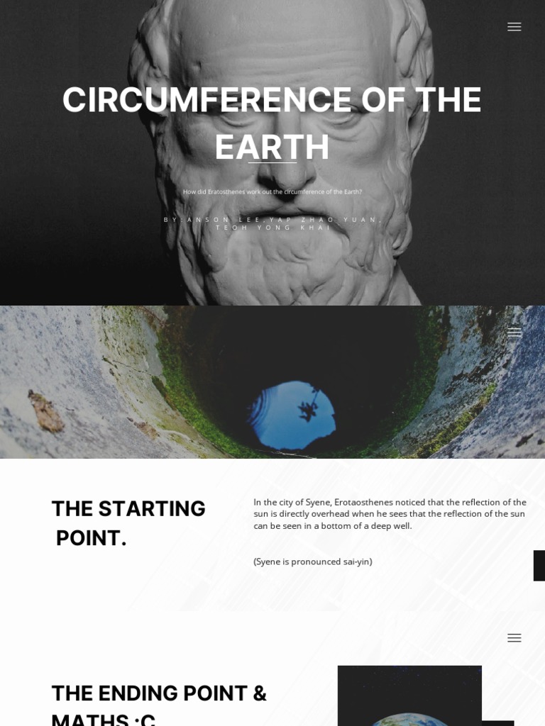 Circumference of The Earth PDF | PDF