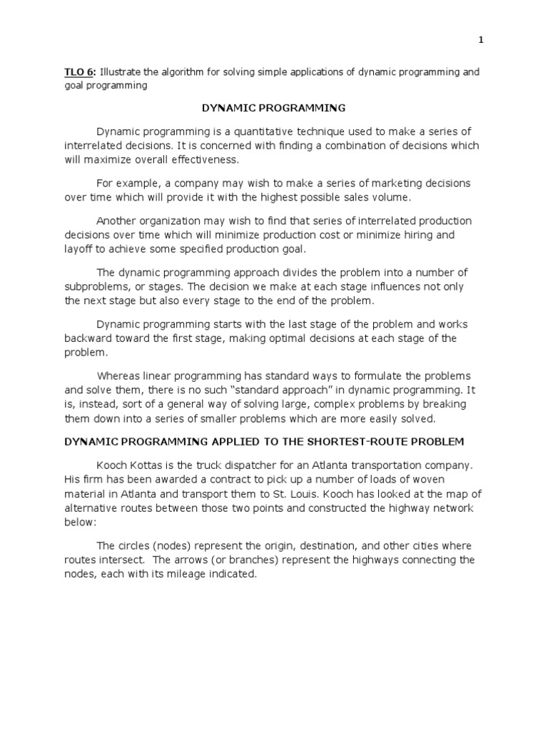 Dynamic Programming | PDF | Dynamic Programming | Algorithms Dynamic Programming | PDF | Dynamic Programming | Algorithms