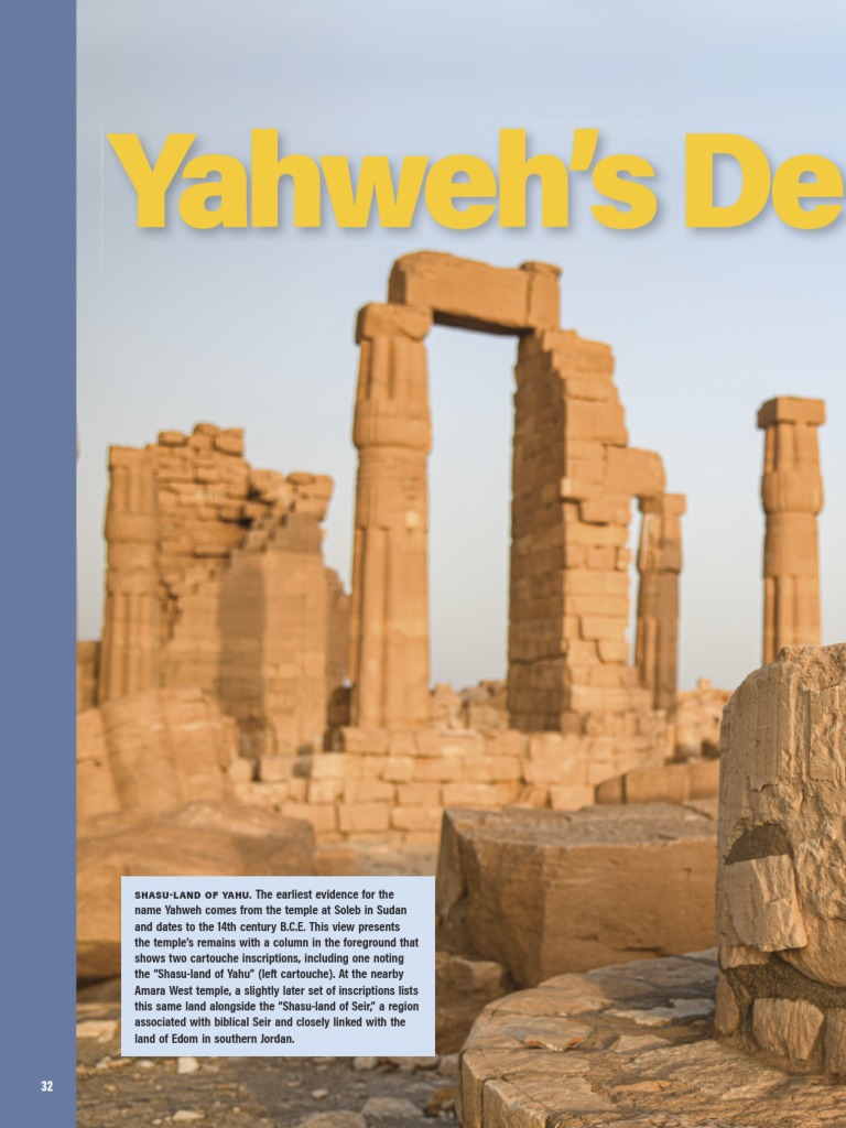 Yahwehs Desert Origins | PDF | Yahweh | Israelites