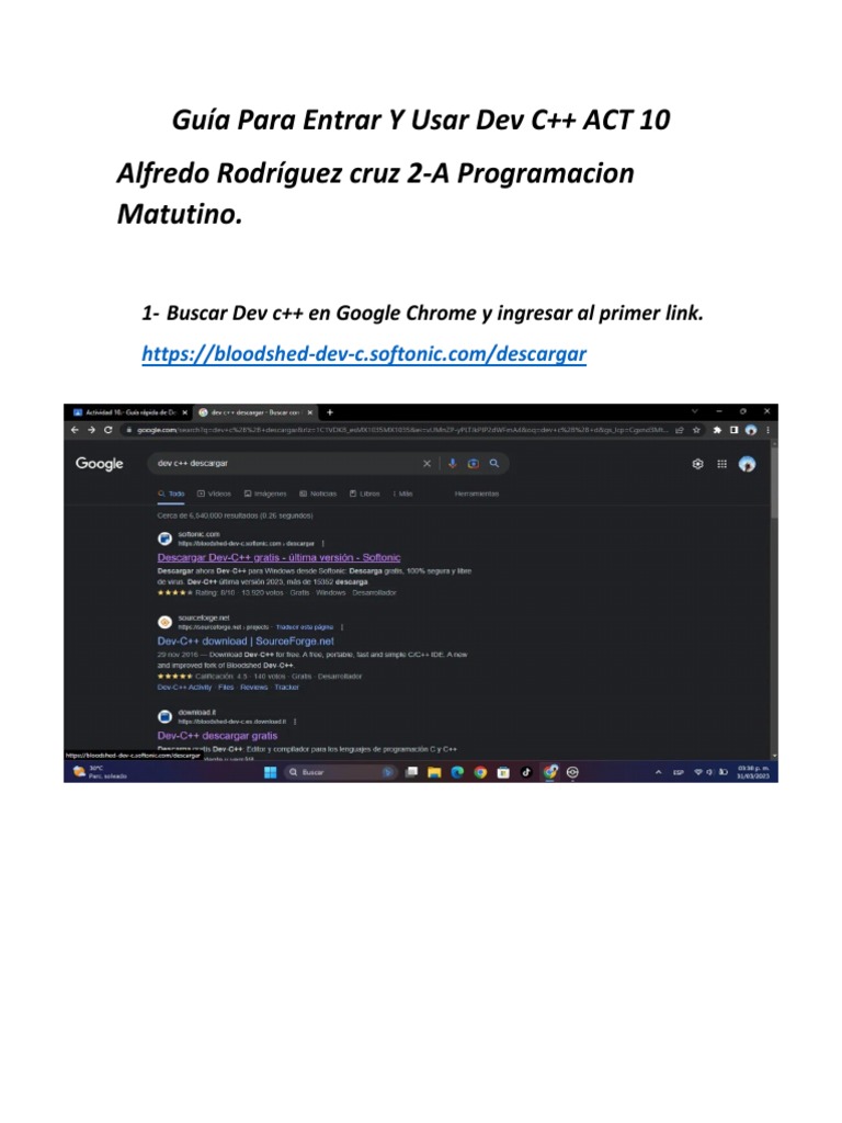 Guía Rápida: Uso de Dev C++ | PDF | Informática | Tecnología