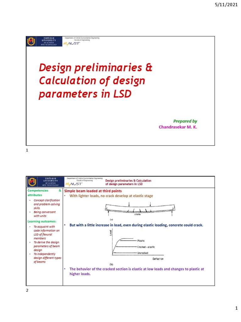 Design Parameters for Beam Strength | PDF | Strength Of Materials ...