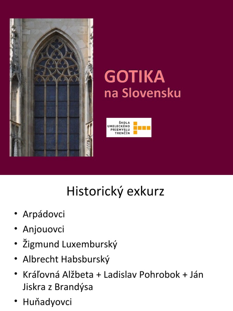 Gotika Na Slovensku | PDF