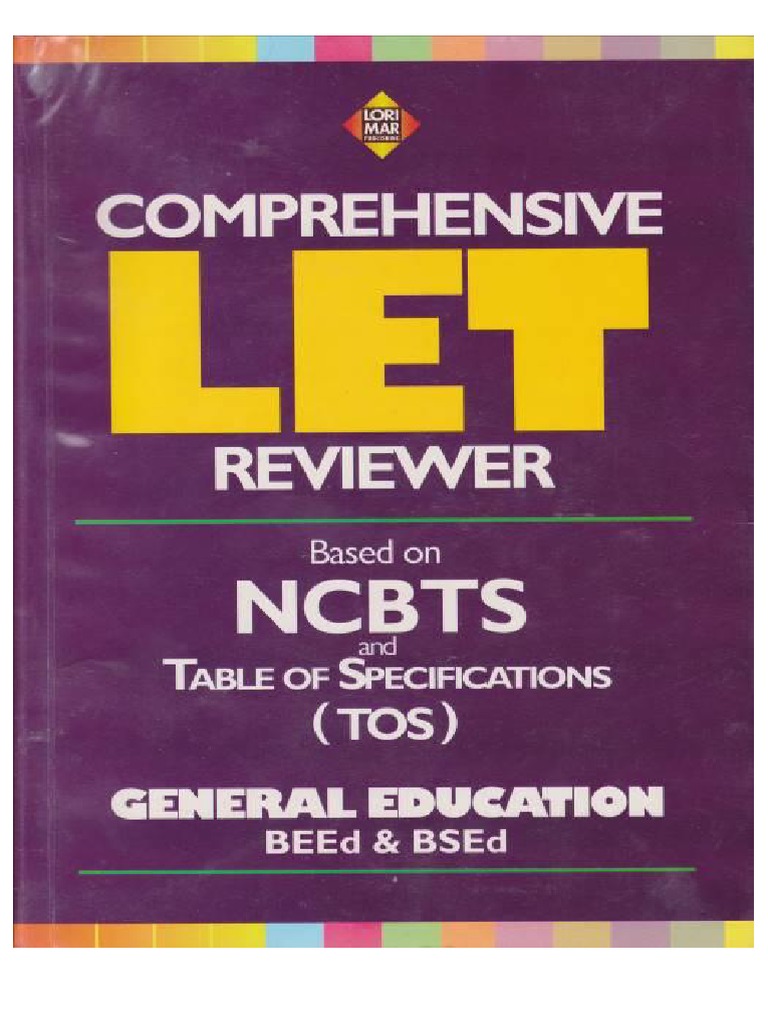 Lorimar Let Reviewer Gen Ed | PDF