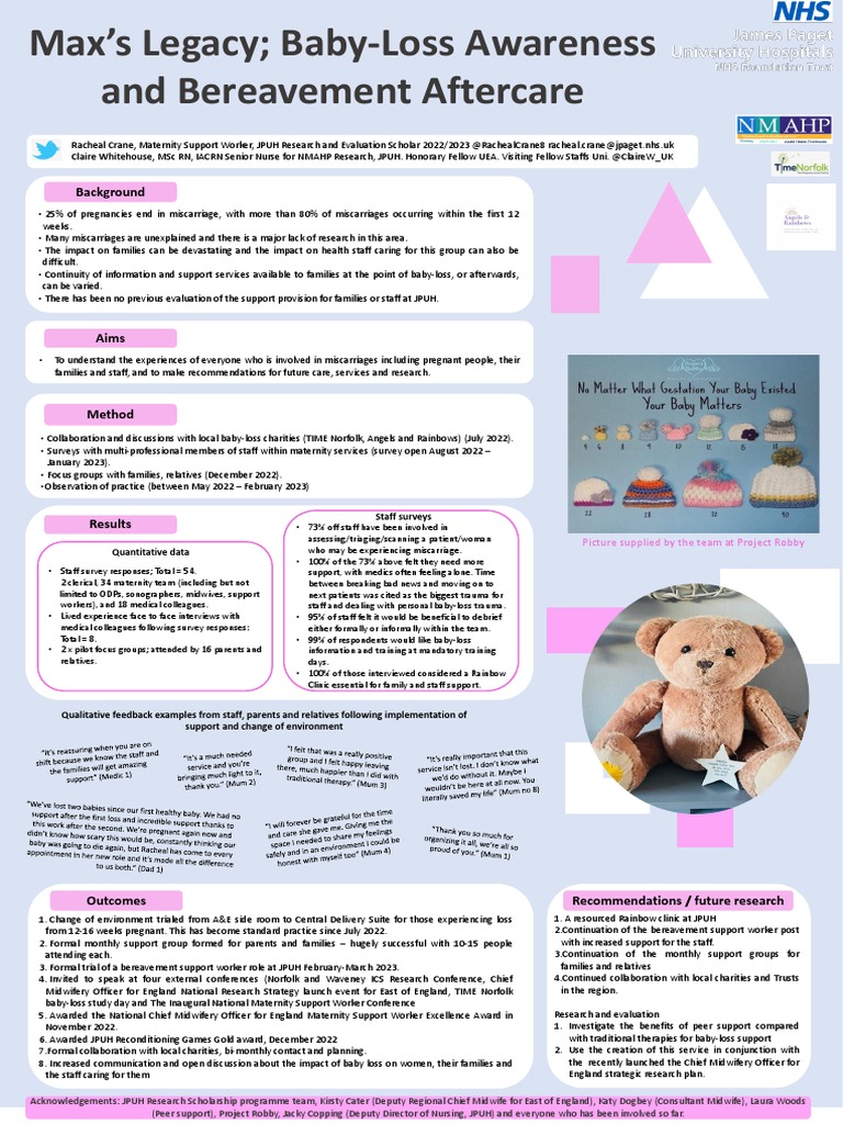 Baby-Loss Support Evaluation at JPUH | PDF | Wellness | Science ...