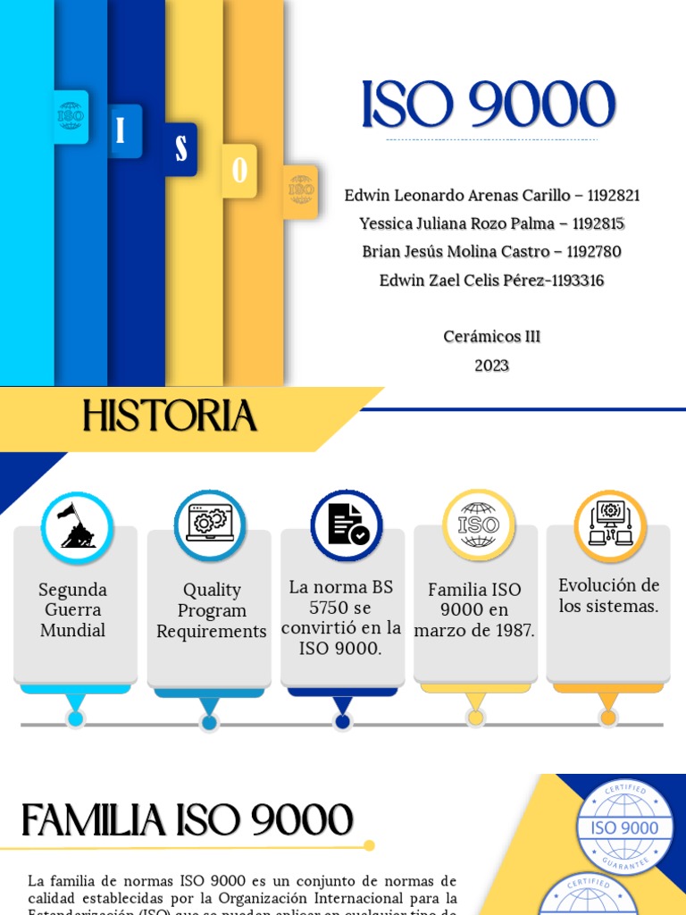 Evolución y Principios de ISO 9000 | PDF