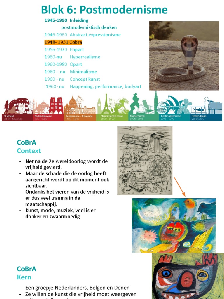 Kunstgeschiedenis Powerpoint Cobra | PDF