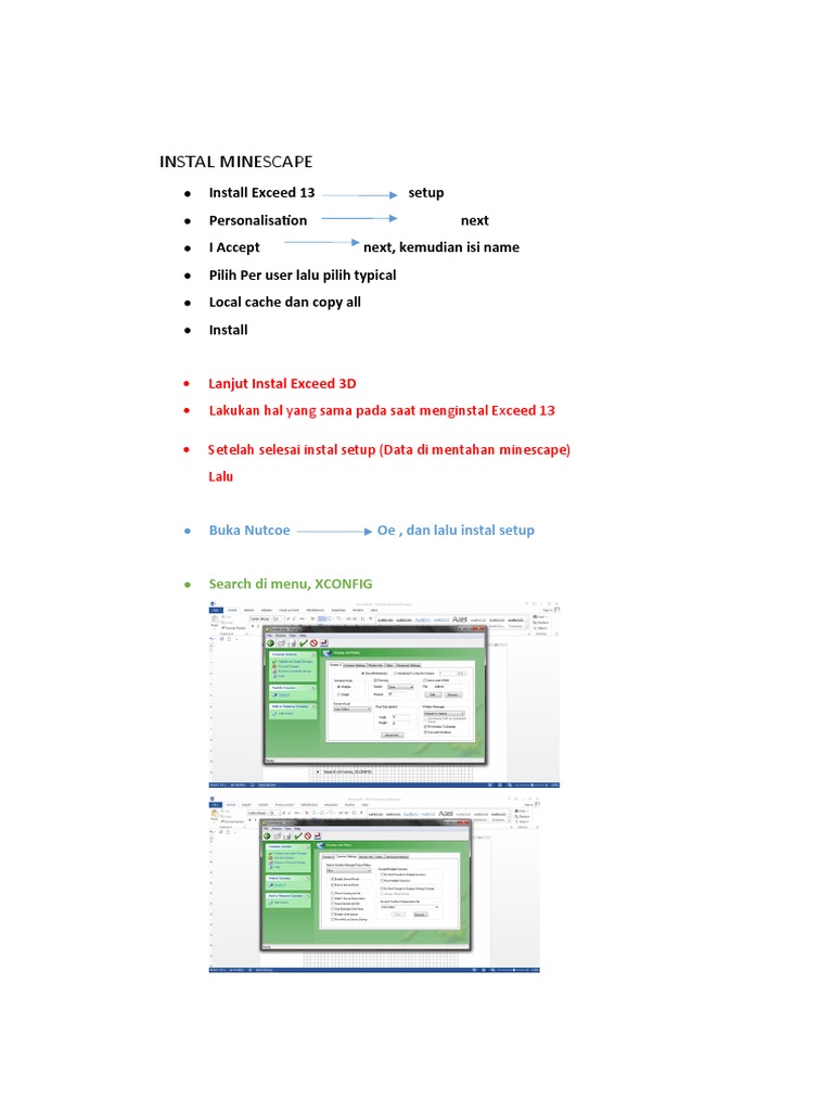 Instal Minescape | PDF