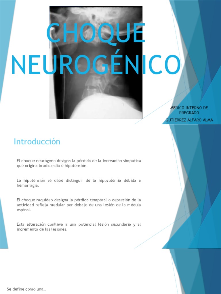 choque neurogenico | PDF