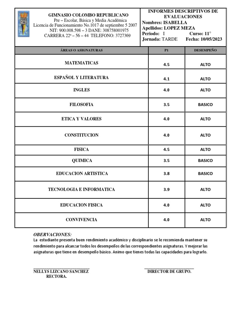 Undecimo 11° Gicor | PDF | Ciencias Naturales | Ciencias fisicas