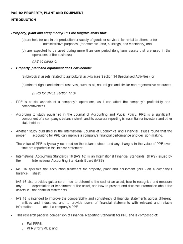 Pas 16 Introduction | PDF