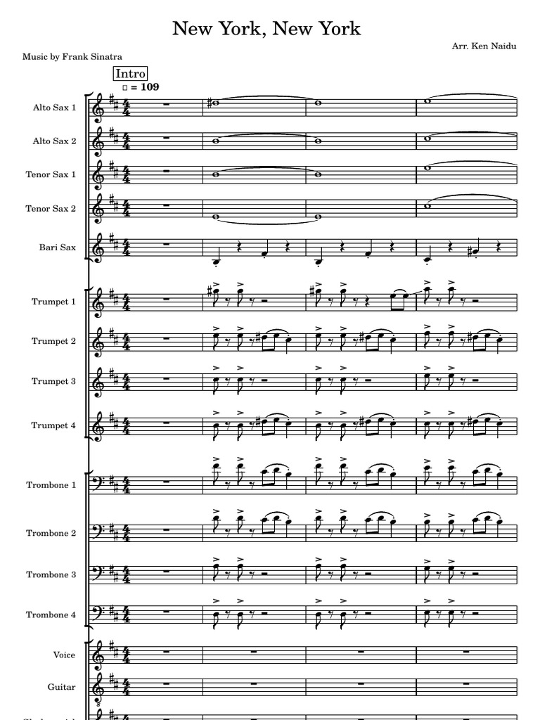 Frank Sinatra New York New York PDF | PDF