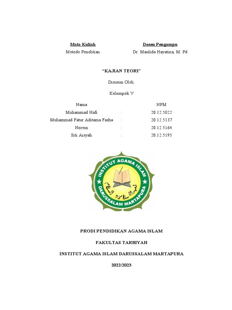 Metode Penelitian Kel-5 | PDF