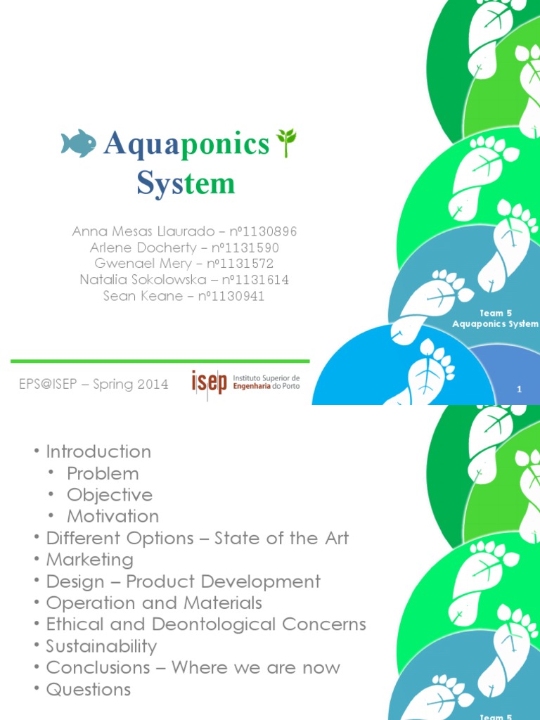 Aquaponics Presentation Final | Download Free PDF | Aquaponics Aquaponics Presentation Final | Download Free PDF | Aquaponics