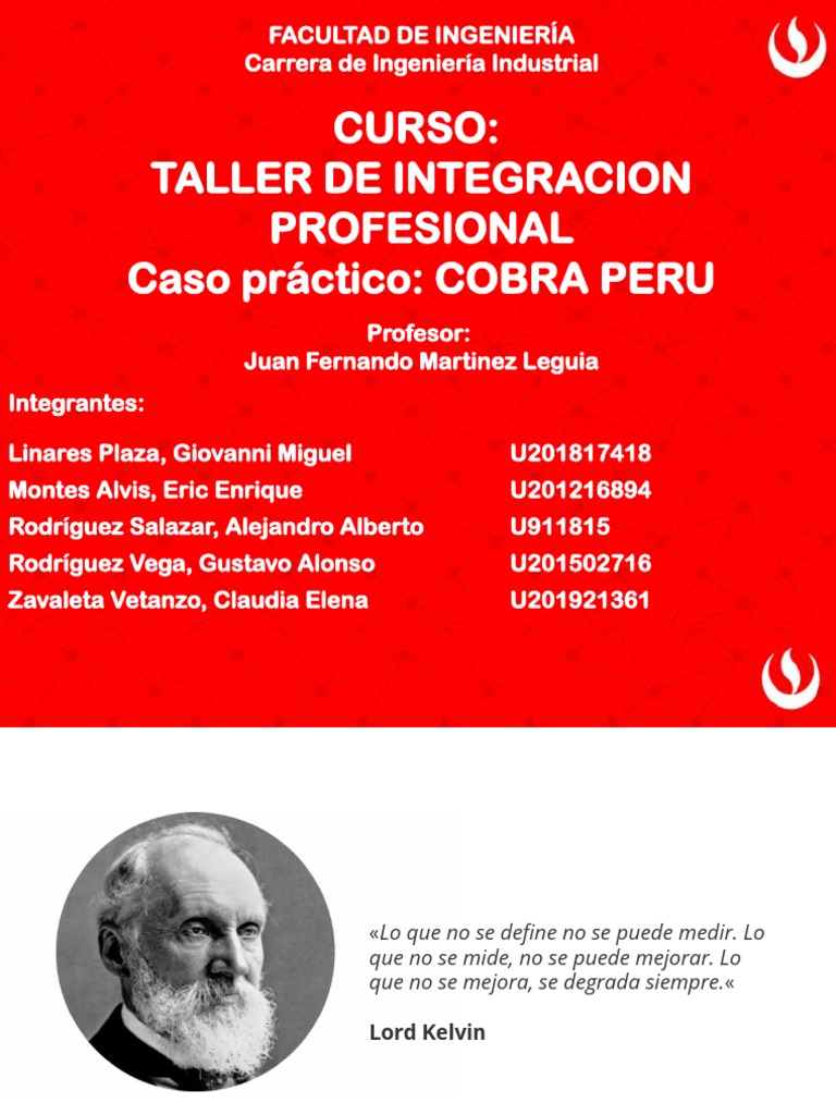 Caso Practico Cobra Peru - Grupo 1 PDF | PDF | Informática