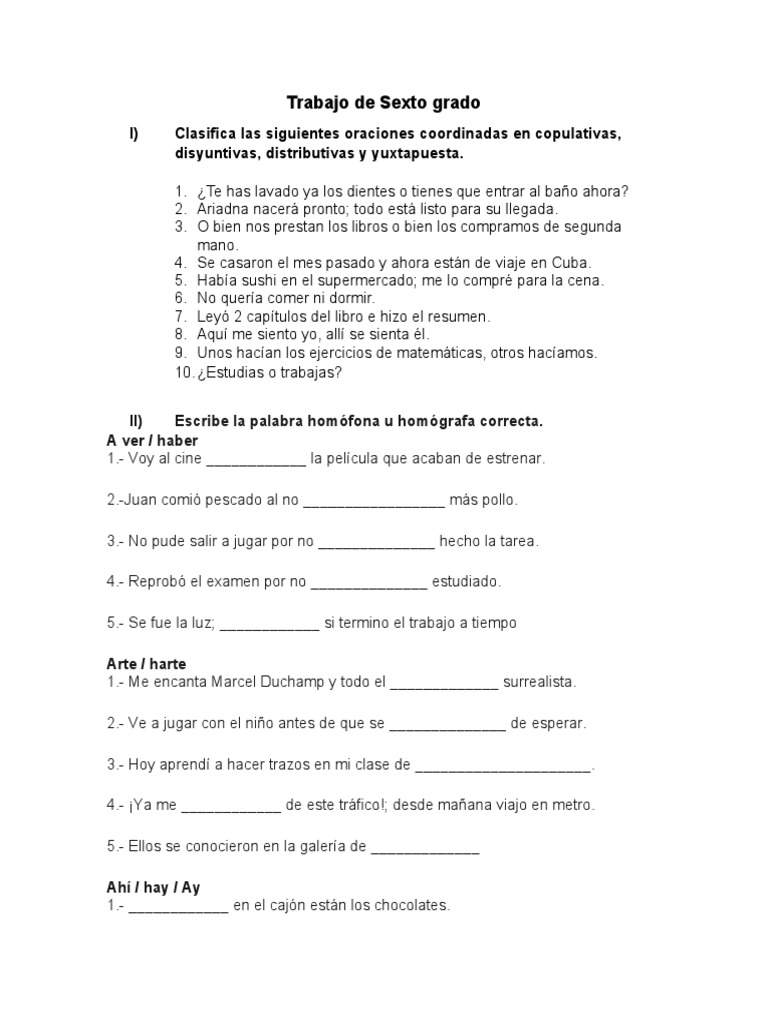 Trabajo de 6to | PDF