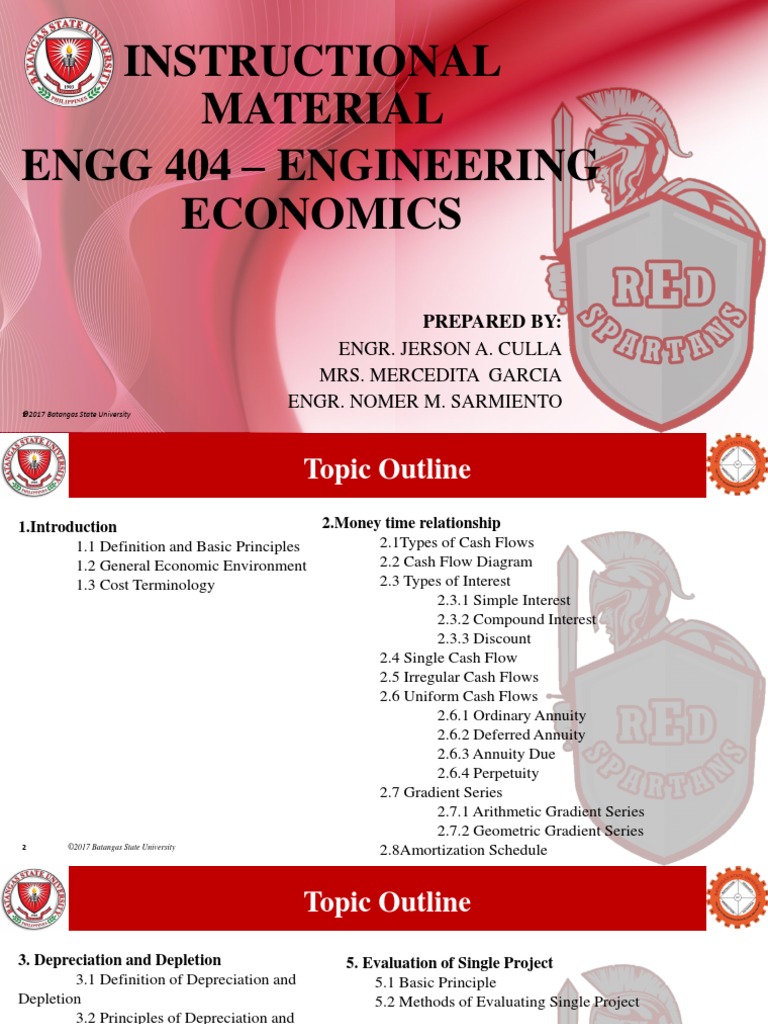 Module 00 Engineering Economics PDF | PDF