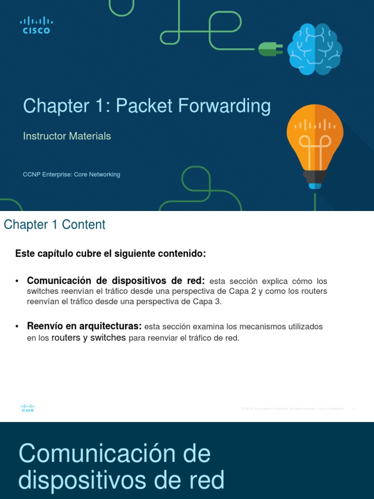 ENCOR Chapter 1 XVIRJOk | PDF | Enrutador (Computación) | Protocolos de internet