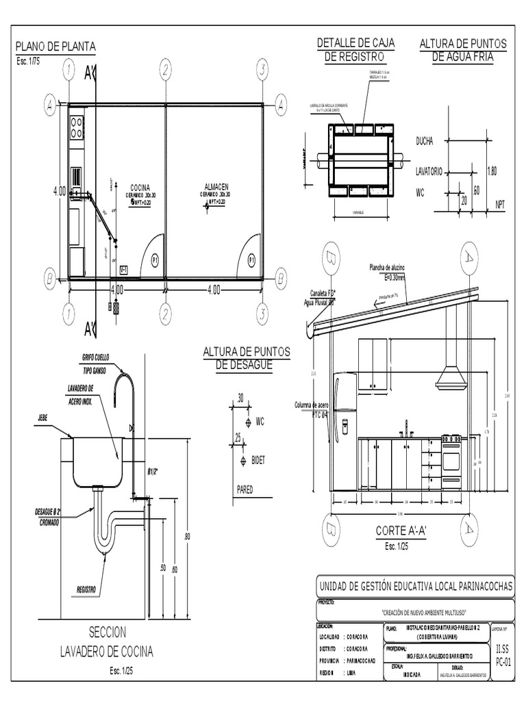 Plano de Estructuras de Techo-Ii - SS | PDF | Materiales de ...