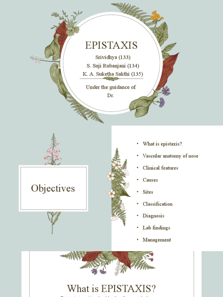 Epistaxis Pdf