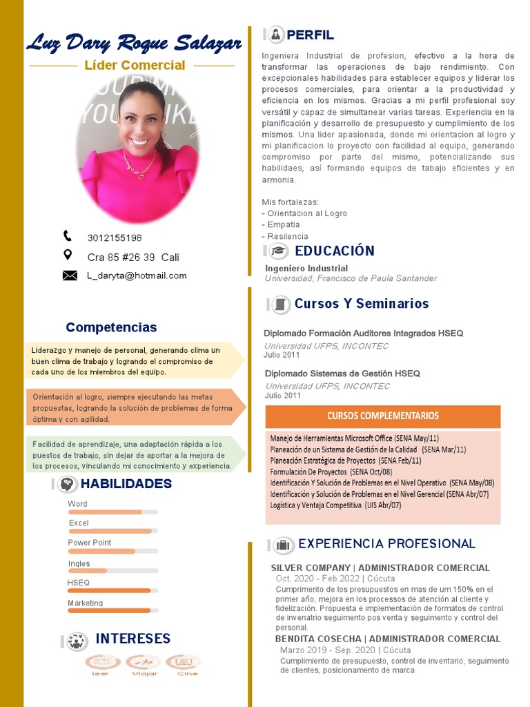 HV Luz Dary Roque 2022 PDF | PDF | Economias | Business