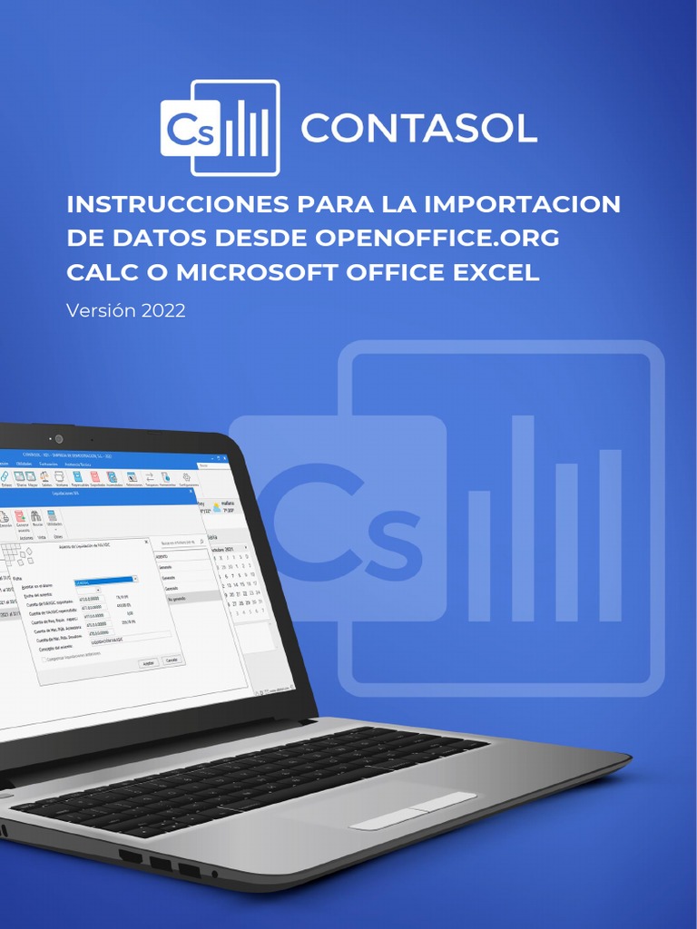 Importación de Datos en CONTASOL 2022 | PDF | Factura | Microsoft Excel