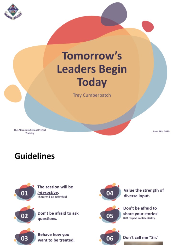 Prefect Training 2019 | PDF | Leadership | Feeling