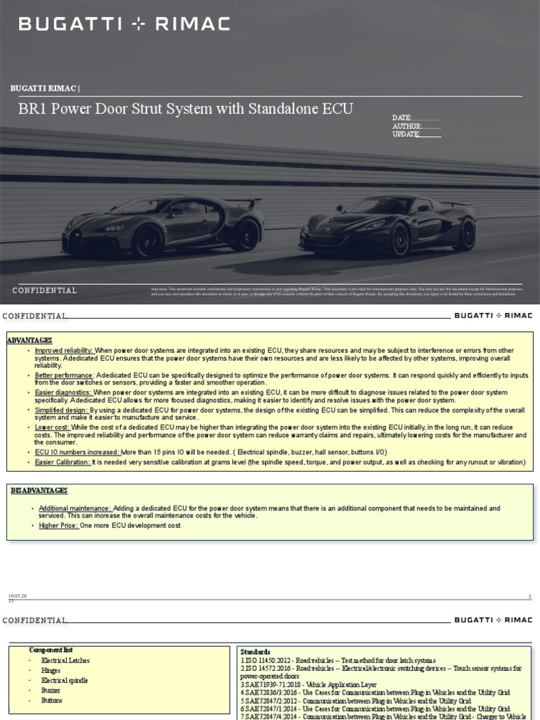 BR1 Power Door Strut System With Standalone ECU | PDF | Plug In Hybrid ...