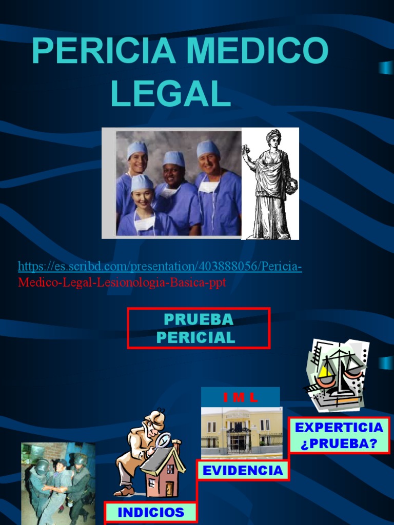 Pericia Médico Legal: Conceptos Clave | PDF | Testigo experto | Experto