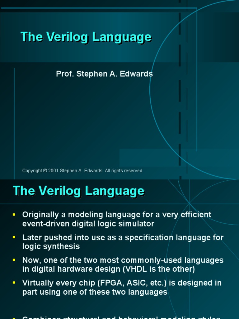 Verilog | PDF | Vhdl | Logic Synthesis Verilog | PDF | Vhdl | Logic Synthesis
