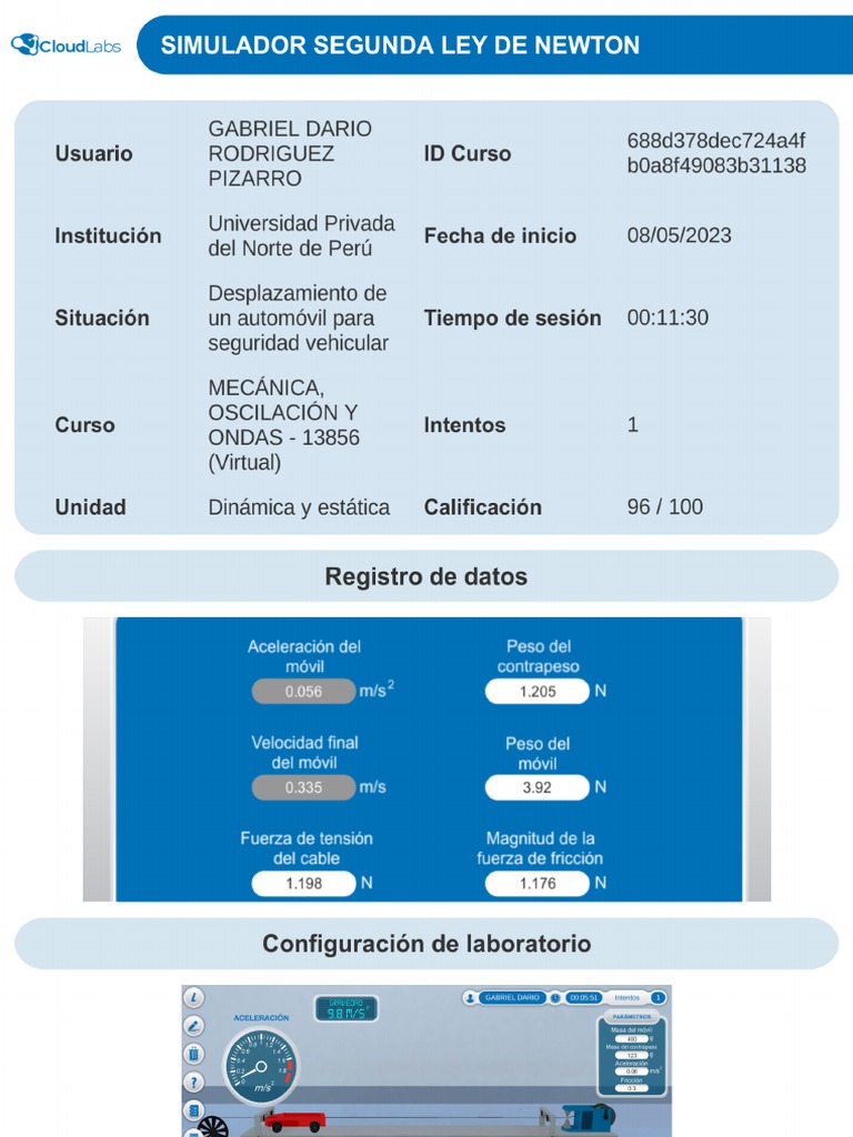 Desplazamiento de Un Móvil PDF | PDF