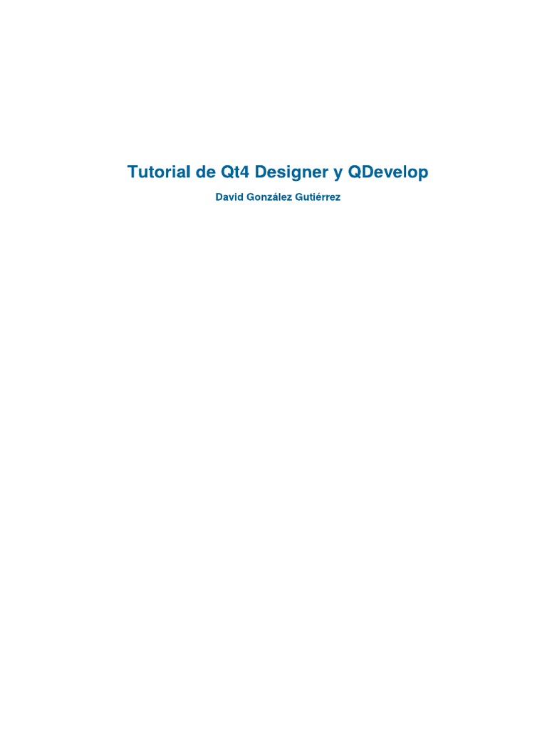 Qt Designer Pdf Pdf