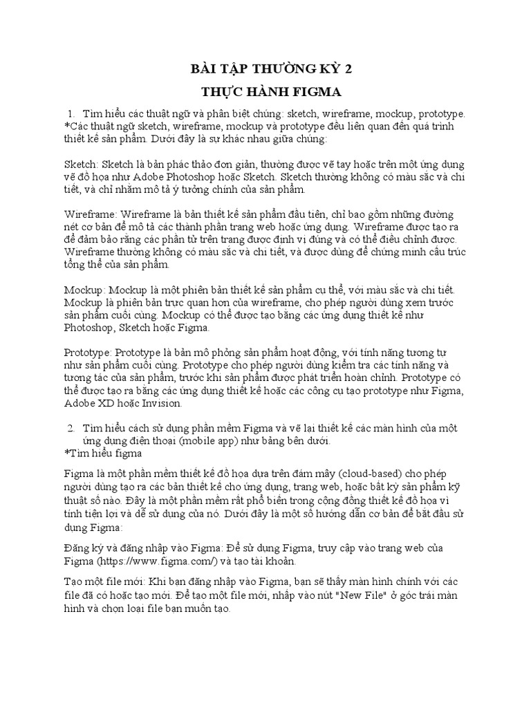 Bài tập TK2 - nhom19 - Figma | PDF