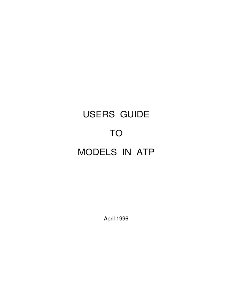 Users Guide to Models in ATP | PDF | Bracket | Function (Mathematics)