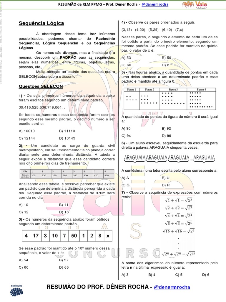 7 Resumao Rlm Ppmg Sequencia Logica Pdf Pdf