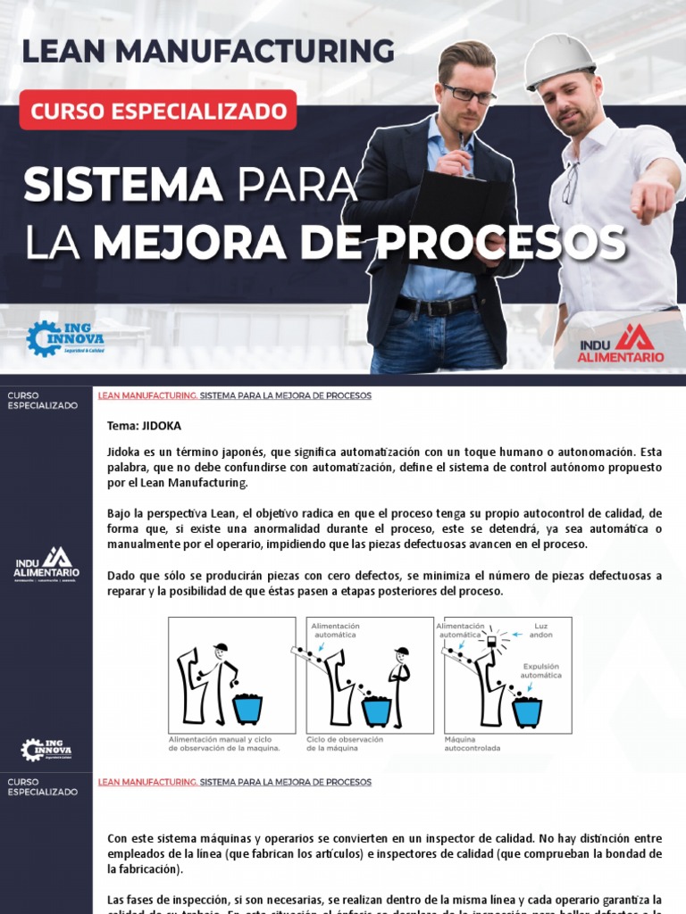 Curso Lean Manufacturing | PDF | Lean Manufacturing