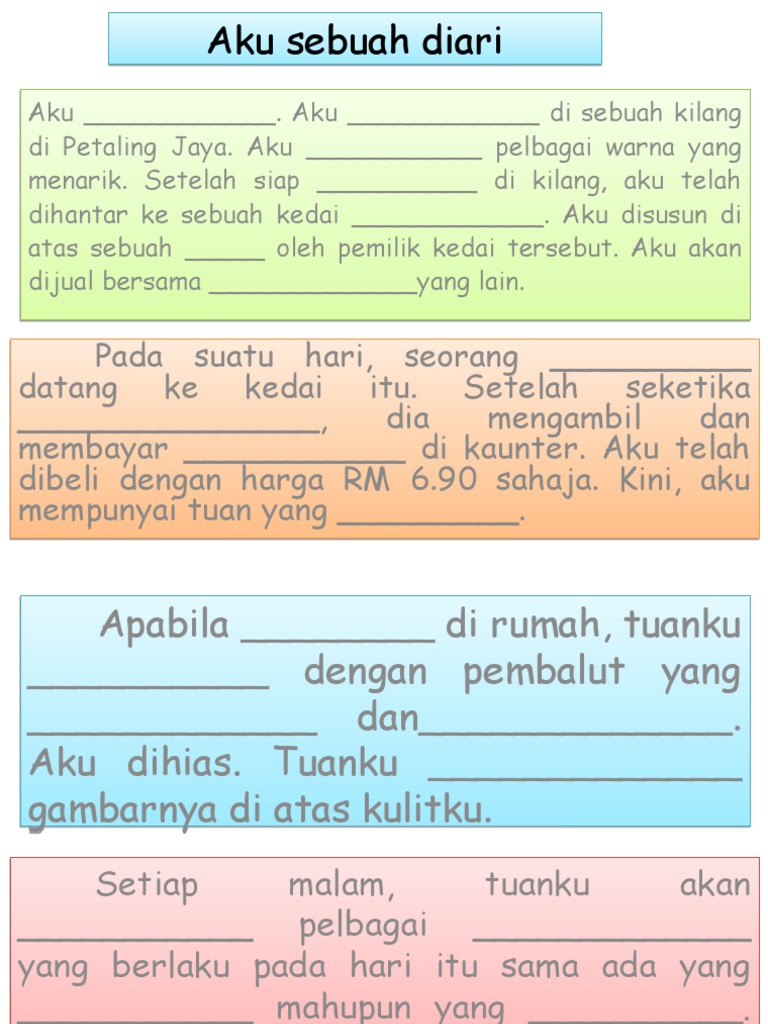 Aku Sebuah Diari | PDF
