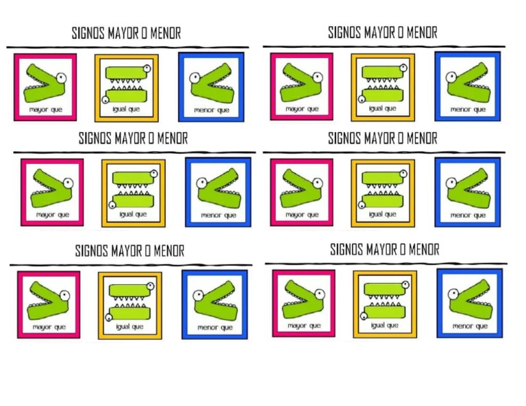 Signos Mayor Menor | PDF
