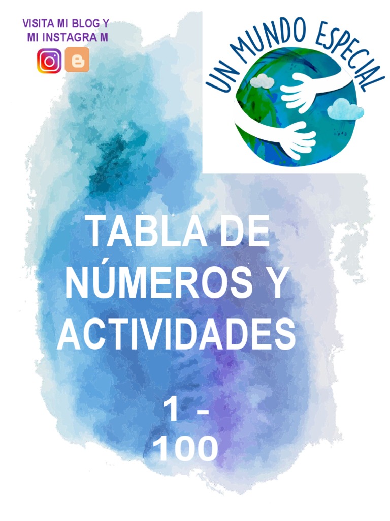 Divertidas Actividades Par Trabajar Con La Tabla Del 100 | PDF