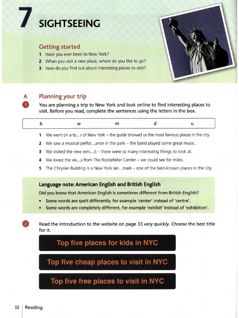 Collins A2 Sightseeing | PDF