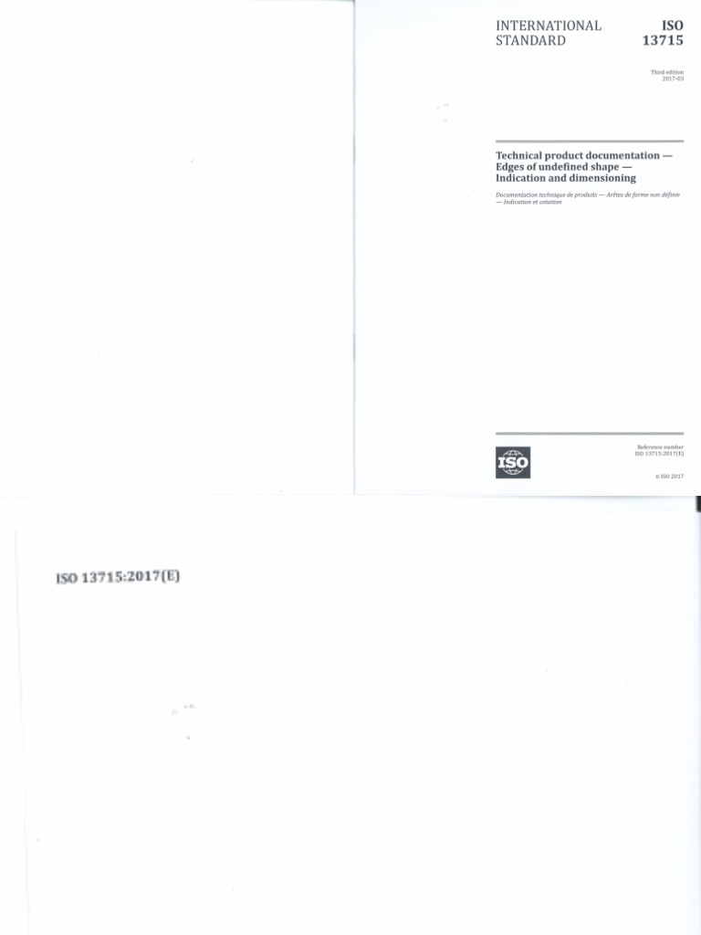 Iso 13715 Marzo 2017 PDF | PDF
