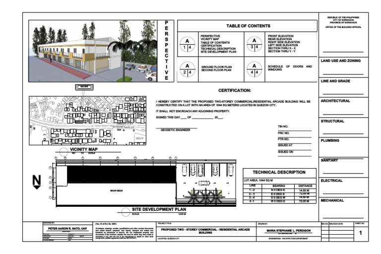 Sheet 1 Perspective, SDP, Etc PDF | PDF