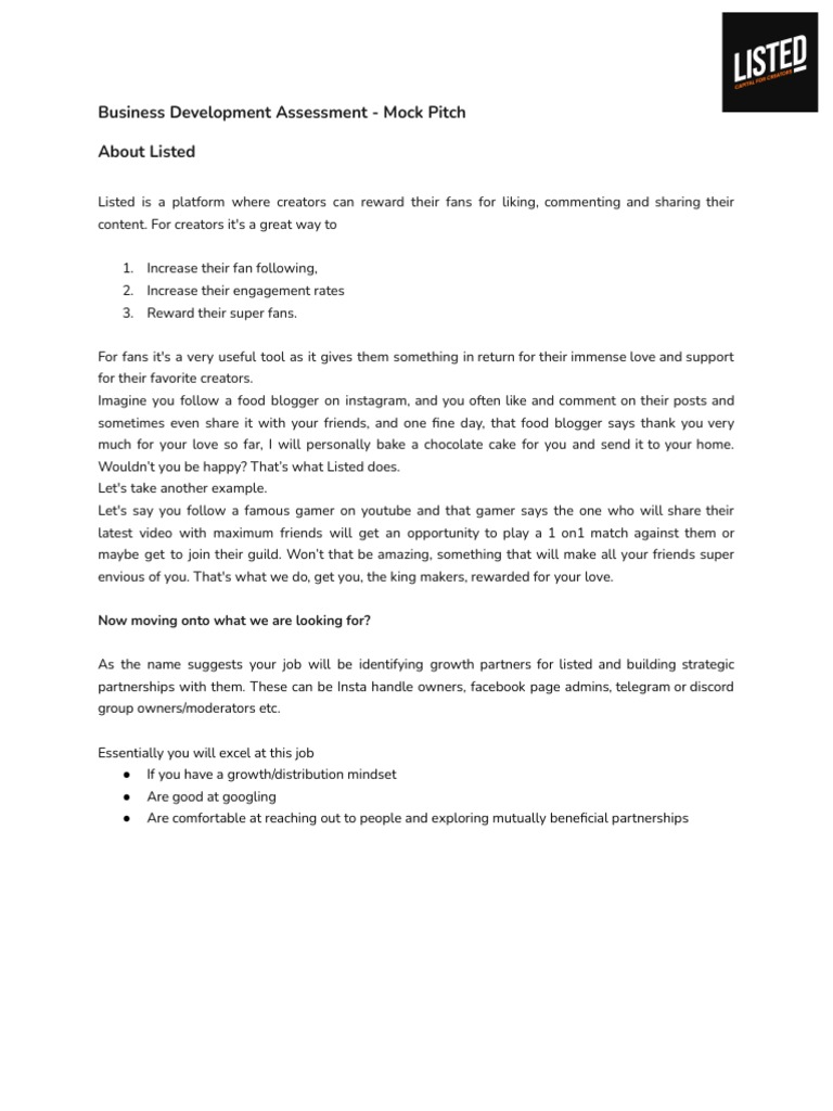 Growth Hacker Assessment 3 | PDF