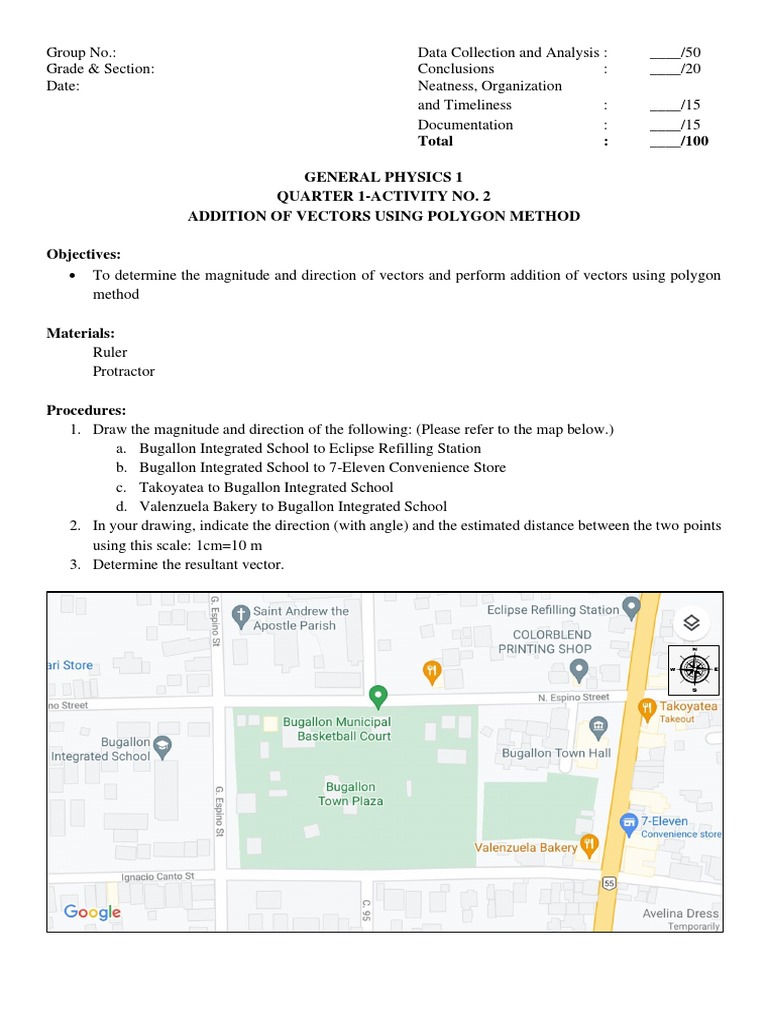 GeneralPhysics1 Q1 Activity2 | PDF | Euclidean Vector