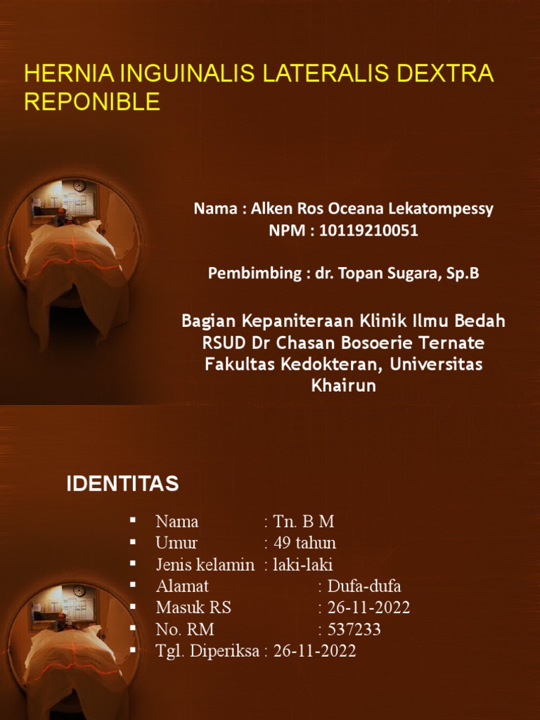 Laporan Kasus Hernia Inguinalis | PDF