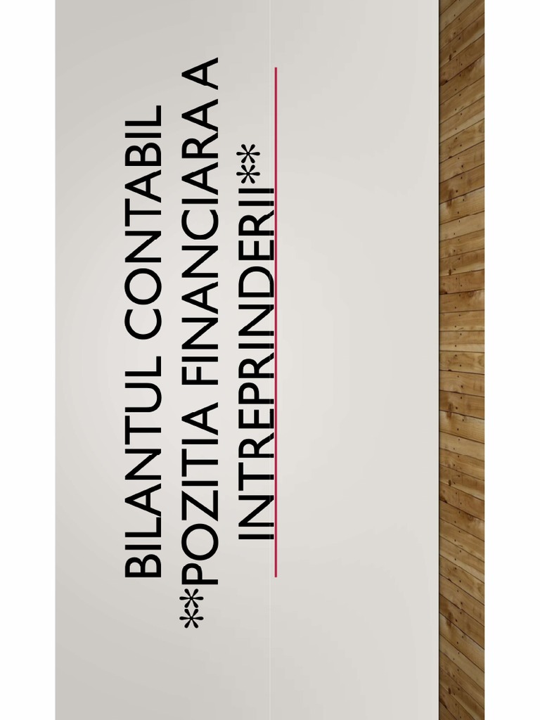 Bilantul contabil_martie 2022 | PDF