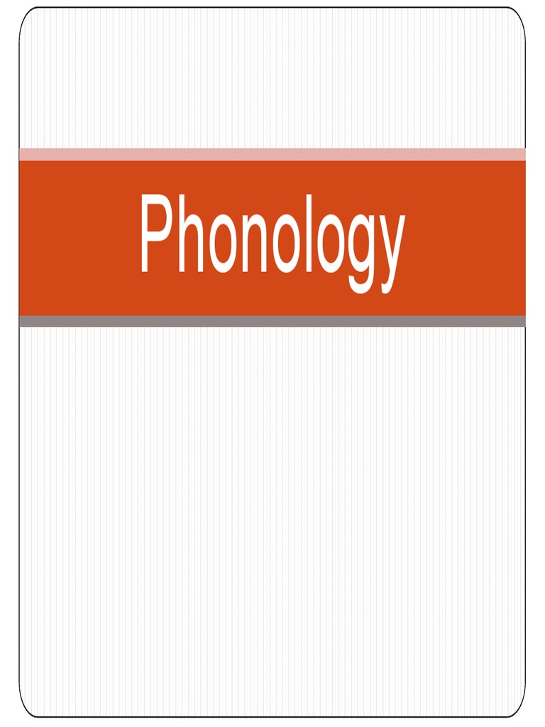 What Is Phonology PDF | PDF