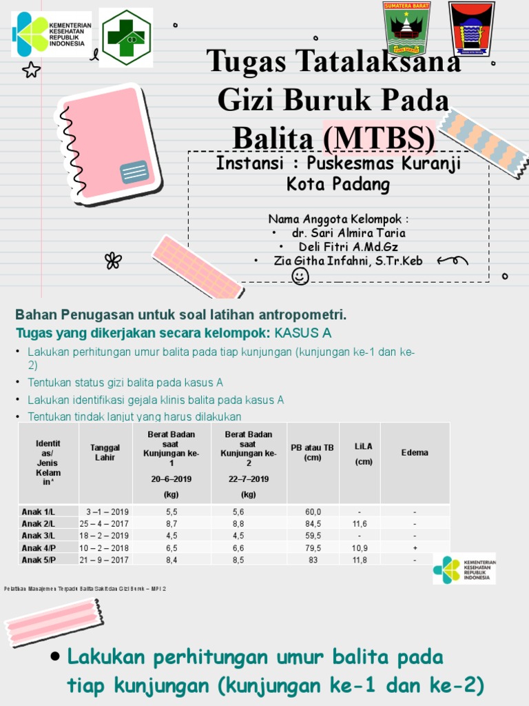 Tugas Kelompok PPT Puskesmas Kuranji Pelatihan MTBS | PDF